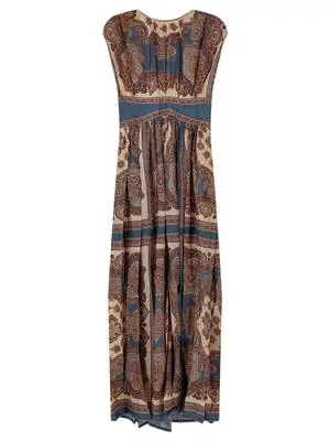 Zimmermann Mahon Silk Long Dress - Multicolor