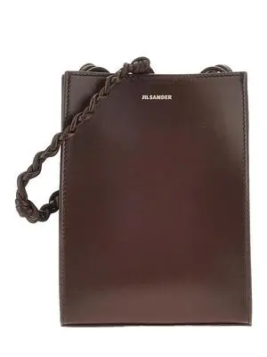 JIL SANDER Leather Tangle Bag - Brown