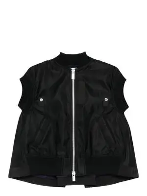 Sacai Jackets Waistcoat & Gilets - Black
