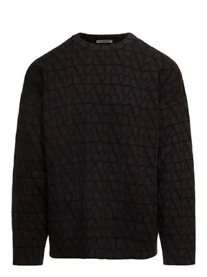 Valentino Garavani Virgin Wool 'toile Iconographe' Sweater - Multicolor