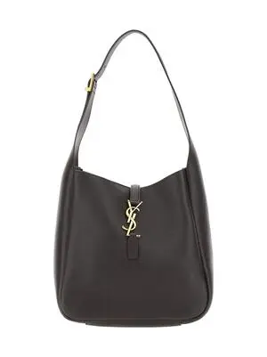 Saint Laurent Shoulder Bag 'le 5 À 7' With Adjustable Strap And Cassandre Plate On The Front In Leather For - Brown