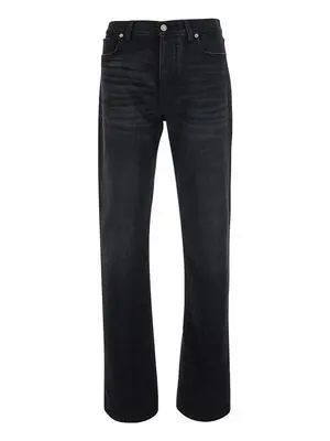 Fendi FENDI Denim Slim Jeans With Logo Patch Multicolor