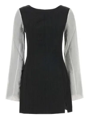 Our Legacy Embroidered Twill Mini Dress - Multicolor