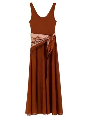 Zimmermann Aster Viscose Blend Long Dress - Multicolor