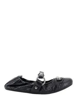 Balenciaga City Flat L005 Leather Ballerinas - Multicolor