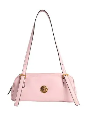 Versace Emblème Nappa Leather Bowling Bag - Pink