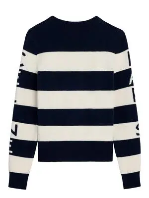 Celine Striped Wool Sweater - Multicolor