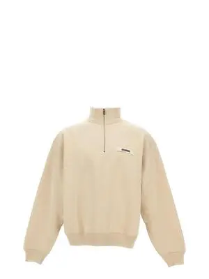 Jacquemus JACQUEMUS Cotton High Neck Sweatshirt With Zip Multicolor