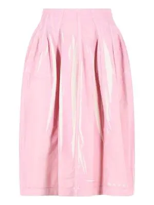 Marni Cotton Skirt - Pink