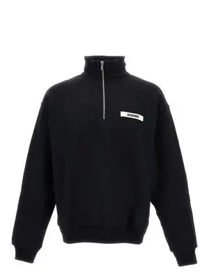 Jacquemus Zip Sweatshirt 'le Camionneur Gros Grain - Multicolor