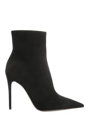 Paris Texas Vera Suede Ankle Boots - Black