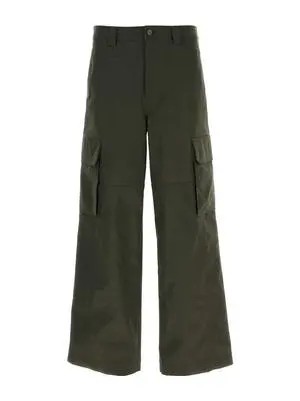 Valentino Garavani Olive Polyester Blend Cargo Pant - Green