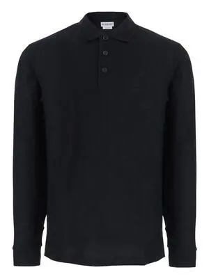 Burberry Eddie Ekd Long Sleeve Polo Shirt - Multicolor