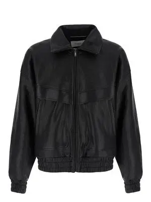Saint Laurent Leather Jacket - Multicolor