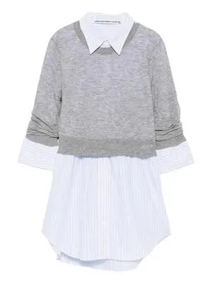 Alexander Wang ALEXANDER WANG Crew Neck Jumper Gray