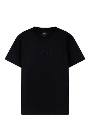 Fendi Slim Fit Cotton T-shirt - Multicolor