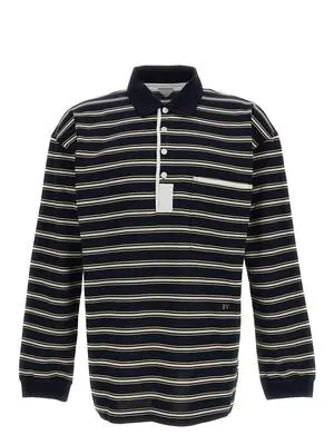 Bottega Veneta Striped Polo - Multicolor