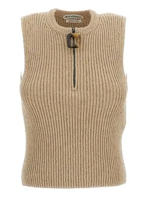 JW Anderson Zip Tank Top - Multicolor