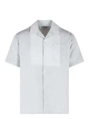 MAISON MARGIELA Maison Margiela Cotton Shirt With Grey Bowling Collar Men Gray