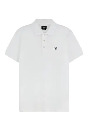 Fendi Fendi Men Cotton Polo Shirt Multicolor
