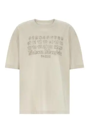 MAISON MARGIELA Logo T-shirt - Cream