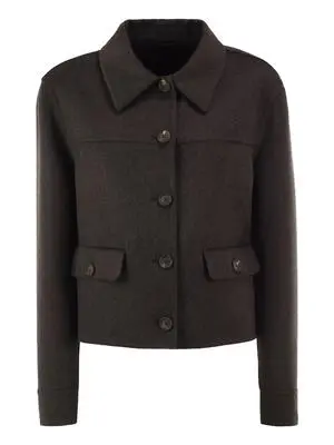 Brunello Cucinelli Cashmere Jacket - Brown