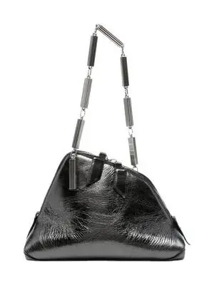 Attico THE ATTICO Metallic Leather Tote Bag Gray