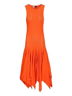 Loewe Cotton Jersey Tank Dress - Orange