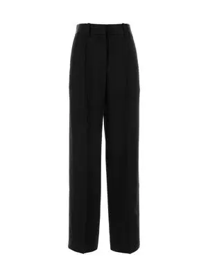 JIL SANDER Satin Pant - Black