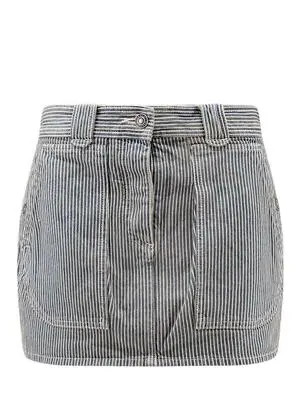 Isabel Marant Étoile Marant Estera Cotton Skirt With Striped Pattern - Multicolor