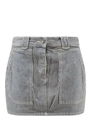 Isabel Marant Étoile Marant Estera Cotton Skirt With Striped Pattern - Multicolor