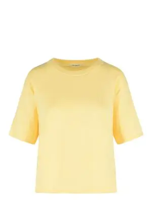 LISA YANG Cotton And Cashmere T-shirt - Yellow