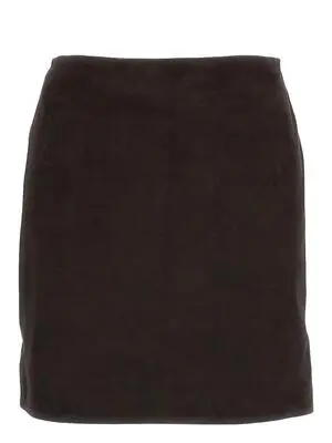 ROTATE BY BIRGER CHRISTENSEN Suede Mini Skirt - Multicolor