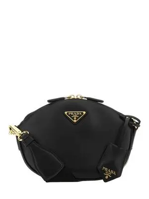Prada Leather Crossbody Bag - Black
