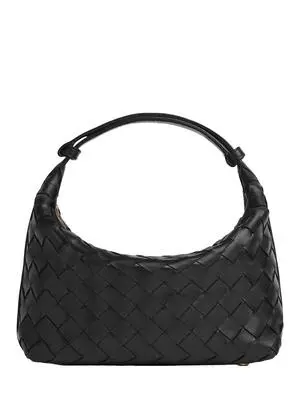 Bottega Veneta Mini Wallace Shoulder Bag - Black
