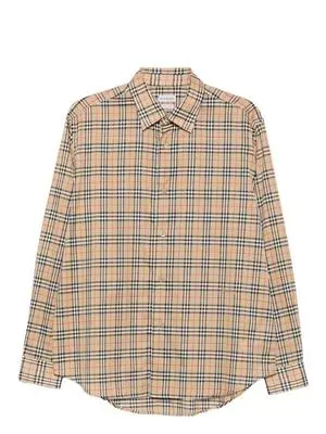 Burberry Neutrals Shirts - Cream