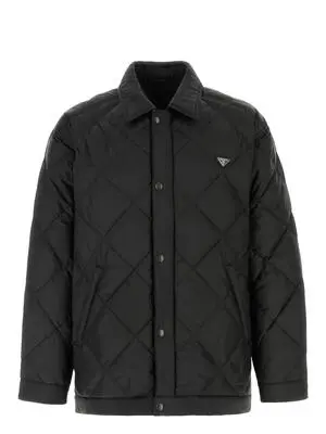 Prada Polyester Down Jacket - Black