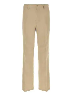Prada Prada Men Sand Linen Pant Brown