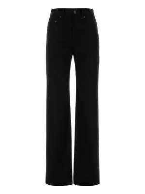 Balenciaga Stretch Wool Pant - Black
