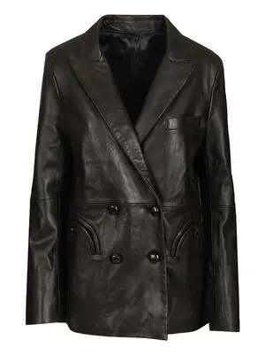 BLAZÉ MILANO Jackets Leather Jackets - Black