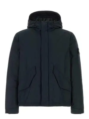 Stone Island Polyester Blend Padded Jacket - Blue