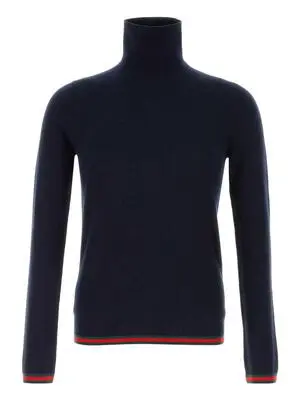 Gucci Cashmere Turtleneck Sweater - Blue