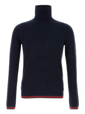Gucci Cashmere Turtleneck Sweater - Blue