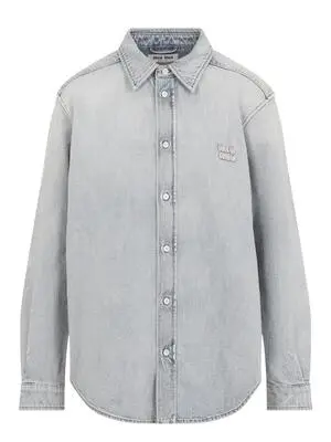 Miu Miu Denim Shirt - Blue