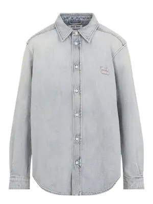 Miu Miu Denim Shirt - Blue