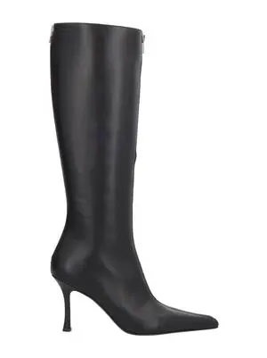Alexander Wang Leather Heeled Boots - Black