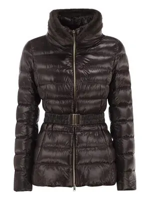 Herno Claudia Ultralight Nylon Down Jacket - Brown