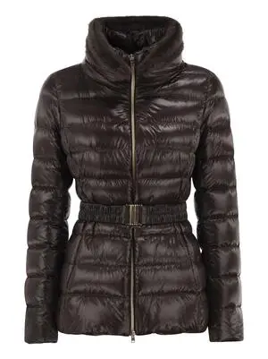Herno Claudia Ultralight Nylon Down Jacket - Brown