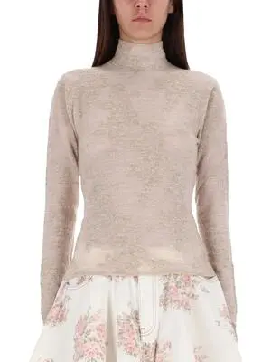GANNI Ganni Women Alpaca Blend Sweater Cream