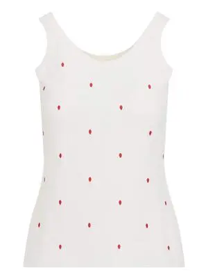 Bottega Veneta Tank Top - White